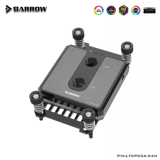 BARROW Intel platform AMD jet type micro -water channel pure copper CPU ...