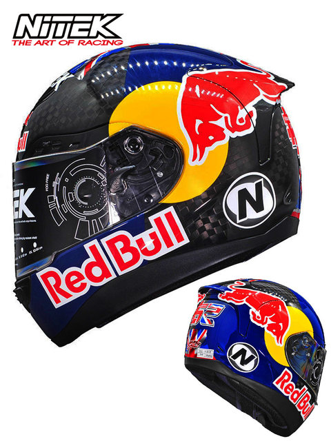 American NITEK helmet carbon fiber motorcycle full helmet full ...