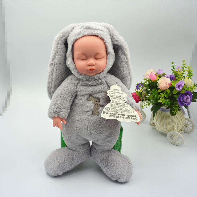 Large super cute sleeping doll plush toy sleeping simulation doll doll ...