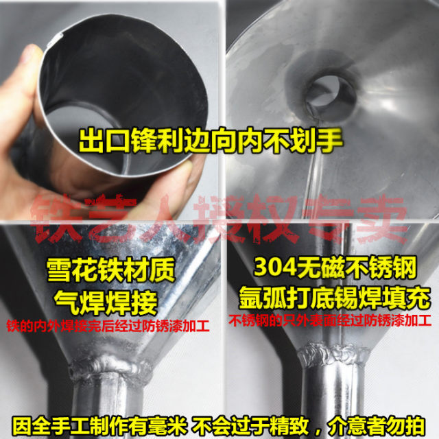 30 stainless steel large and small funnels, extra large diameter ...