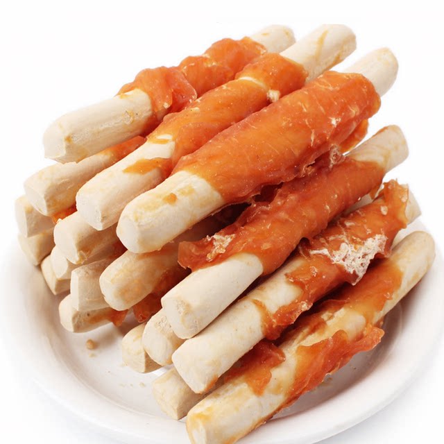 Dog Chew Sticks Chicken Wrapped Around Milk Sticks 2kg Dog Snacks Pet ...