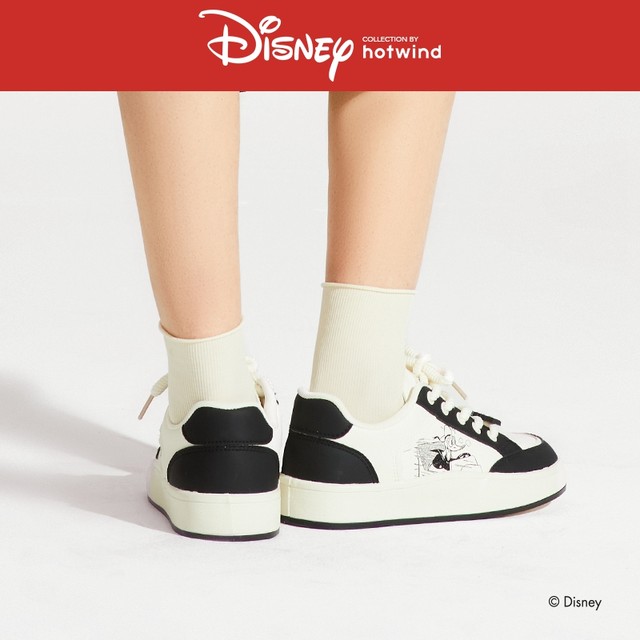 Hot Wind Women's Shoes 24 Autumn New Women's Disney Cartoon Shoes ...