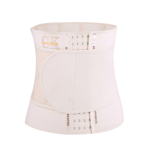 Double strengthened pressurized waist seal postpartum body sculpting ...