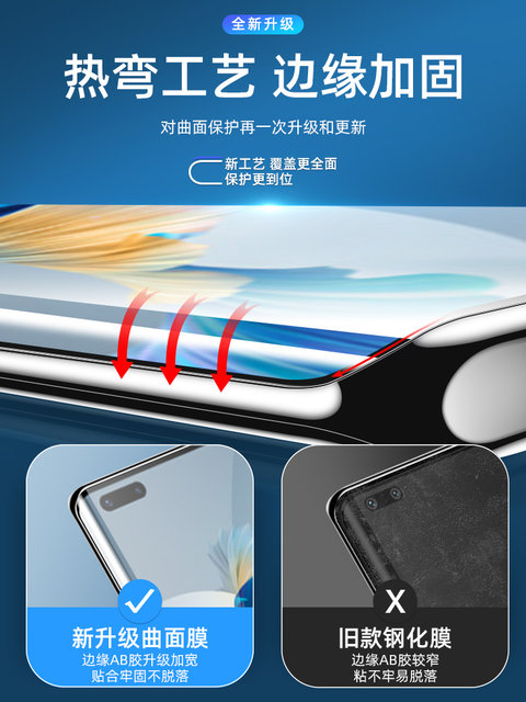 Applicable Huawei Mate40Pro mobile phone film METE40E new steel film RS ...