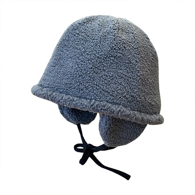 Lamb wool wheat velvet face-showing small ear protection flying small ...