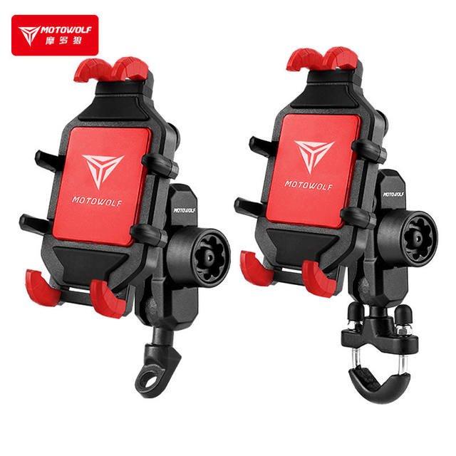 Modo Wolf outdoor riding shock-absorbing mobile phone holder eight-claw ...