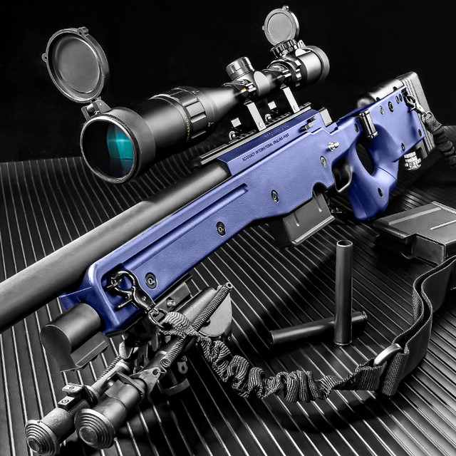 Jet Eagle AWM soft bullet sniper gun nylon shell throwing simulation ...