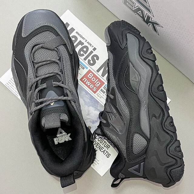 Peak Men's Men's Shoes Second Fat Black Samurai 24 years of autumn and ...