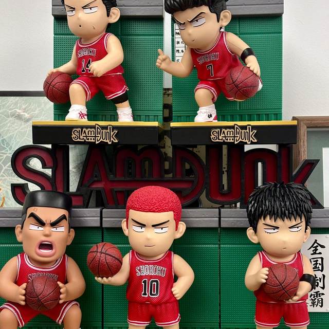 Cartoon Slam Dunk master figurines, in-car couple birthday gifts for ...