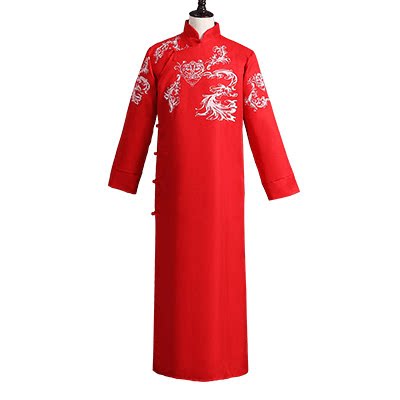 Crosstalk suit men's coat Chinese style robe Chinese style Republic of ...