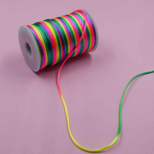 Colored hand rope thread hand-braided hair rope No. 5 children's ...