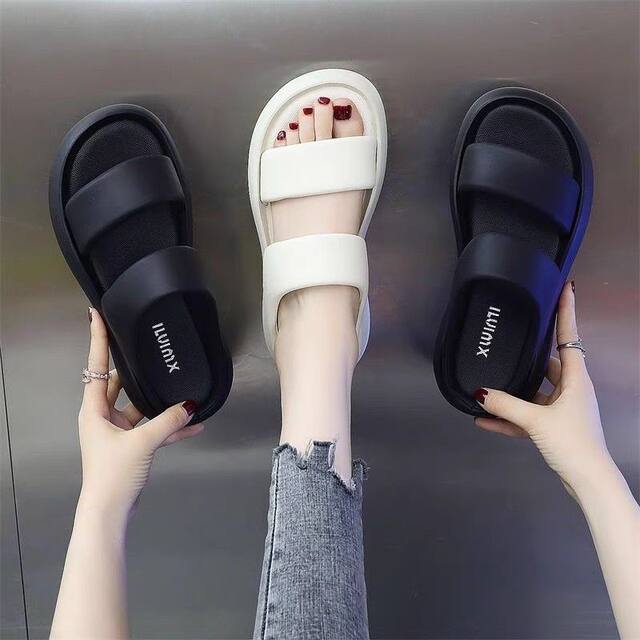 Hongqingfan high-end sandals and slippers for women 2024 summer new ...