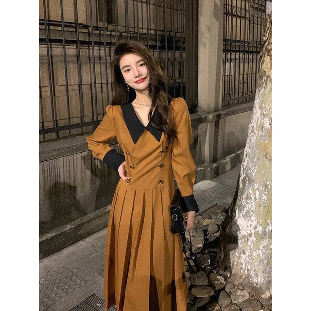 Deng Liu Liu retro Hong Kong style high -level sense skirt Korean ...