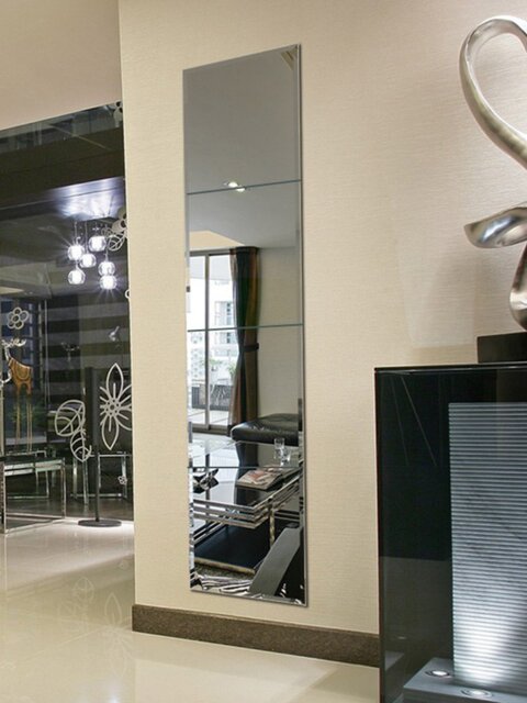 Wall-mounted dressing mirror wall-mounted mirror student dormitory ...