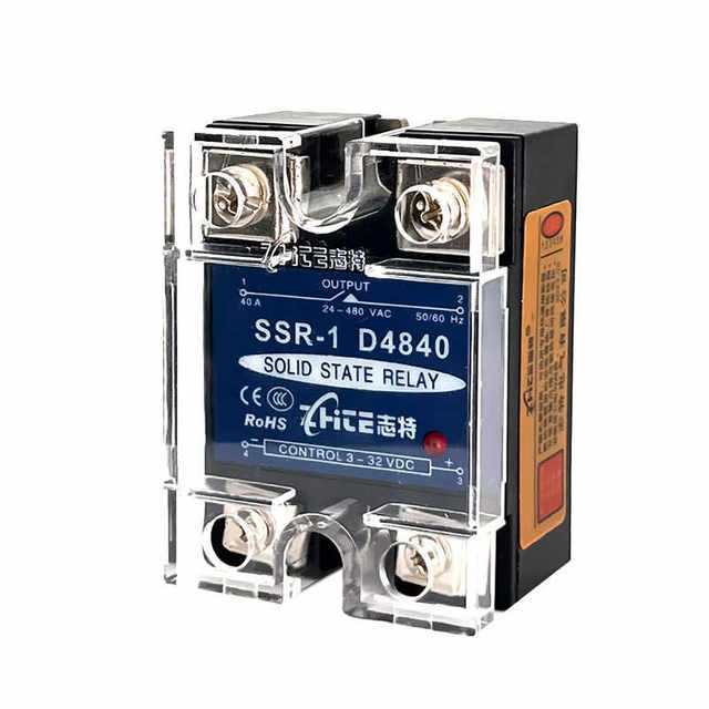 Zhite single-phase solid state relay 25A/40DA/60A/100A/24V DC control ...
