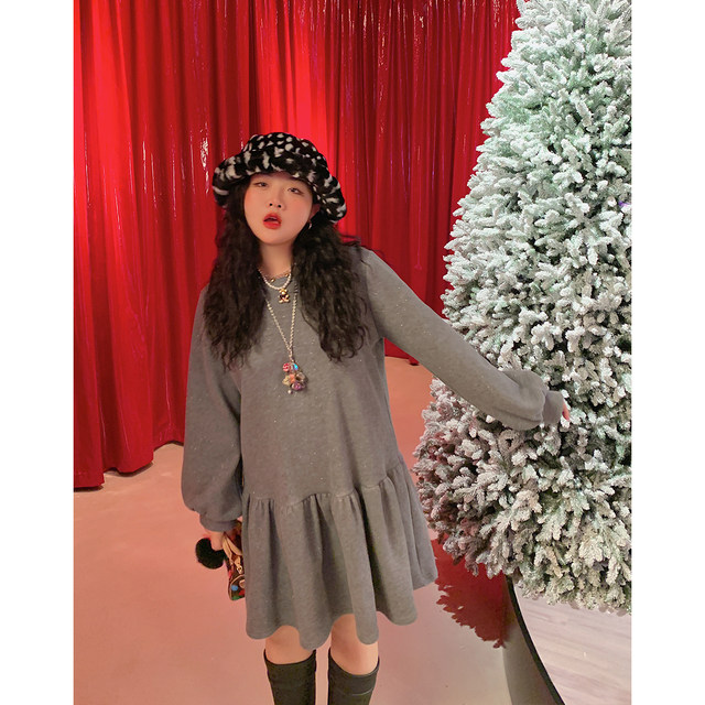 Golden Daxingxing Empty Dress, Female Autumn and Winter 2024 New ...