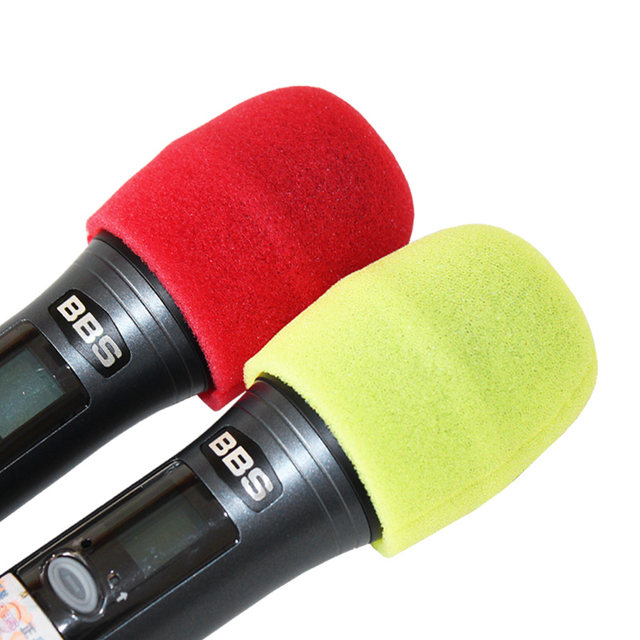 KTV microphone cover sponge disposable microphone cover spray-proof ...