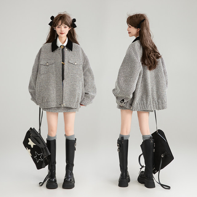 Keiko Old Money Wind Weaving Flower Set Women 2024 Autumn and Winter ...