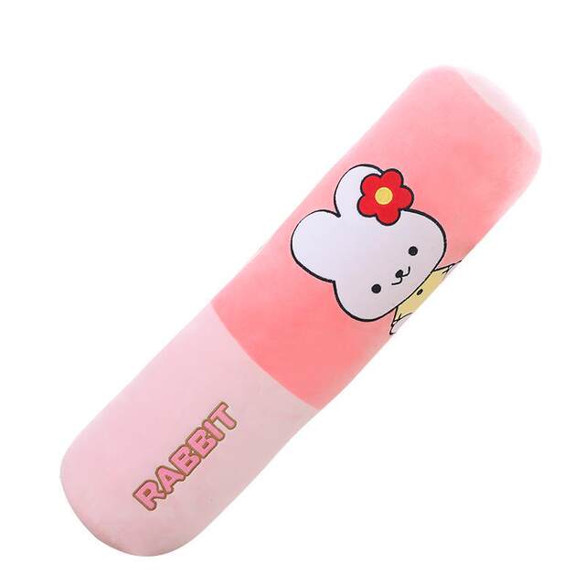 Large cute long cylindrical candy pillow girl lazy long sleeping pillow ...