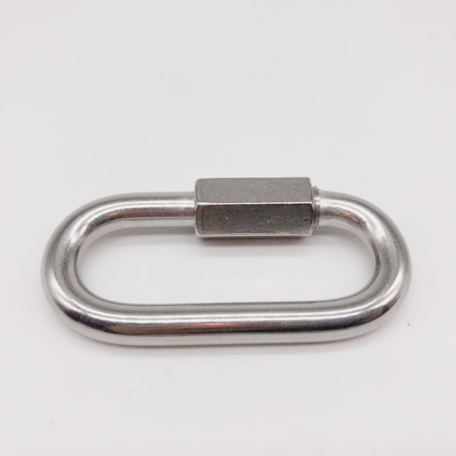 304 stainless steel spring carabiner safety buckle hoist buckle nut ...