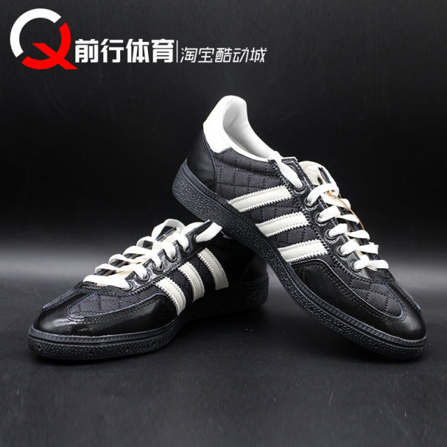 AdidasAdidas Originsls HANDBALL T-top low-top men's black and white ...