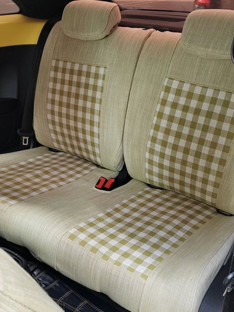 The new linen car seat green grid is paired with four seasons with all ...