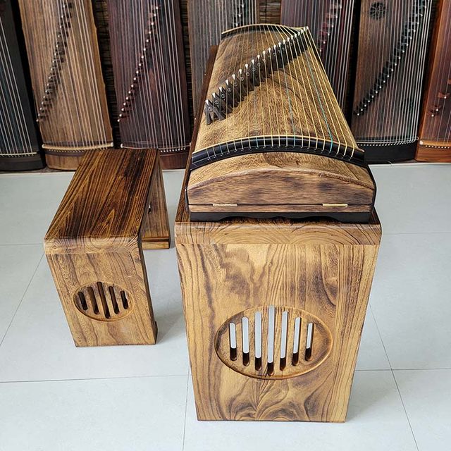 Ningbi portable small zither 1 meter pure handmade solid wood small ...
