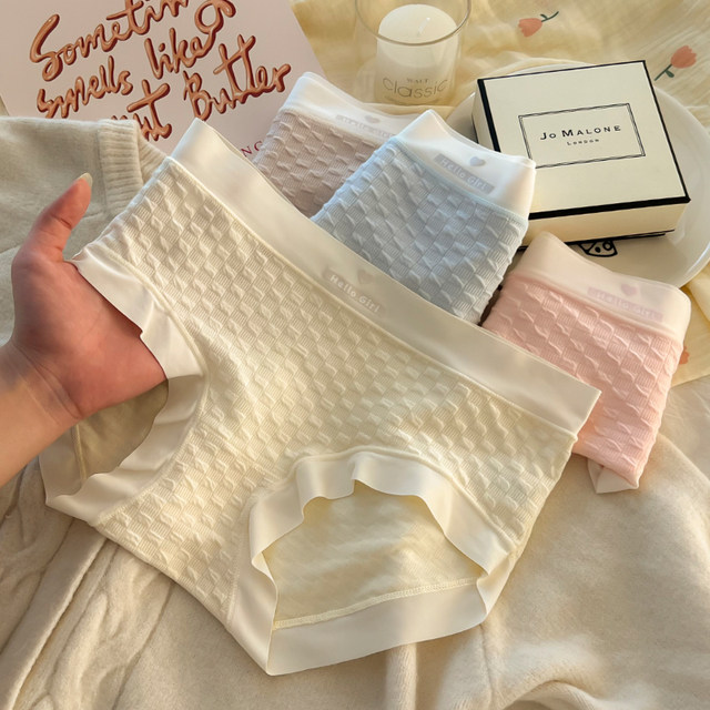 5-pack women's underwear girls pure cotton antibacterial seamless 2024 ...