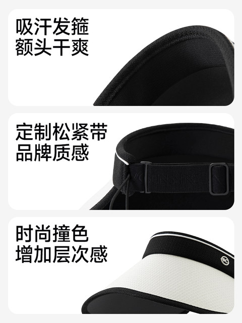 VVC sun protection hat women's anti-UV summer beach sun hat sports ...