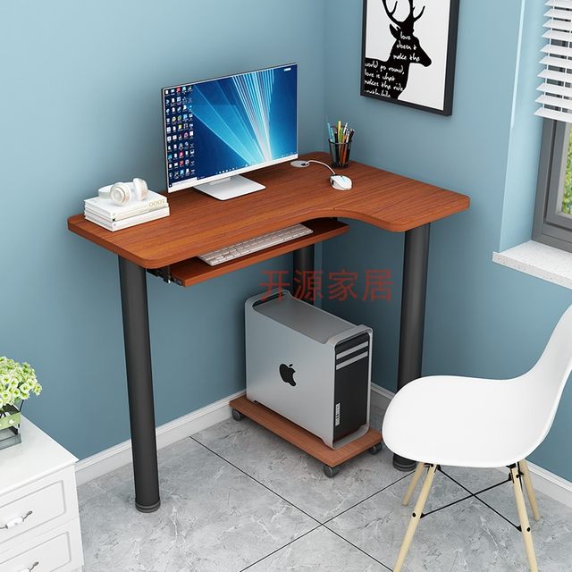 Mini home corner desktop computer table desk curved corner corner table ...