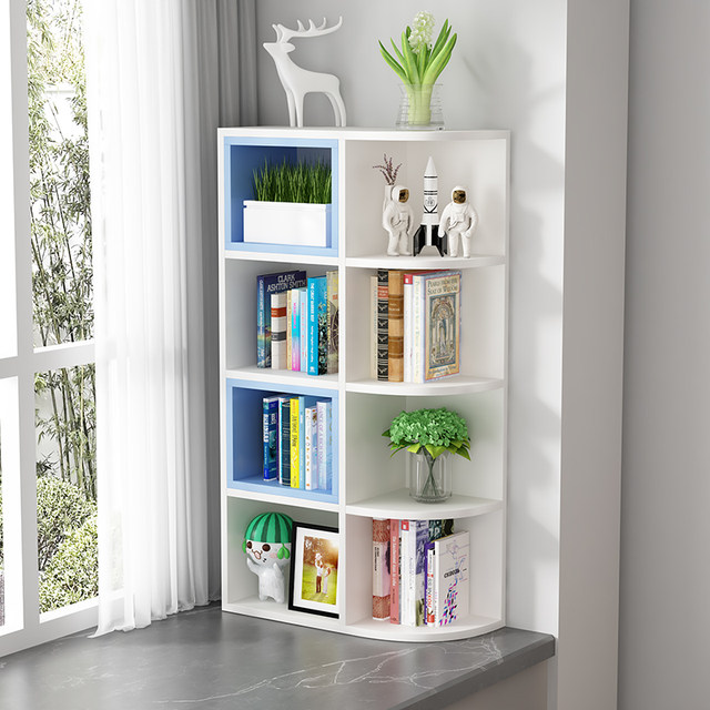 Bay window bookshelf small bookcase balcony cabinet storage cabinet bay ...