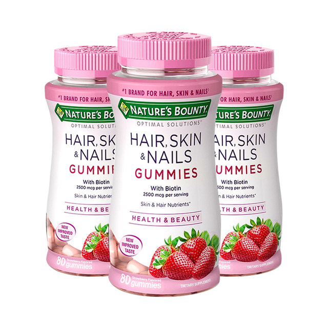 Natural treasure hair skin armor 80 capsules*3 vitamin VC fugitive ...