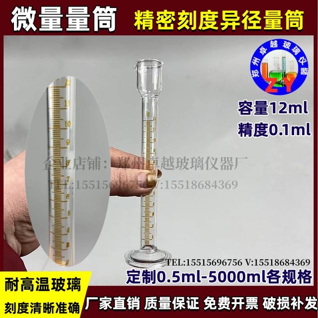 Incorpoted glass measuring precision small measuring cup 0.5 1 2 3 5ml ...