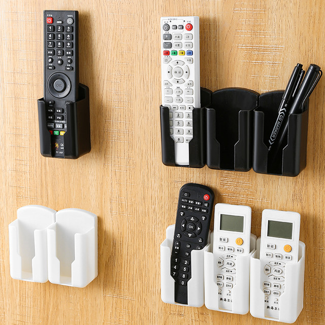 Air conditioning TV remote control storage box wall hanging rack ...