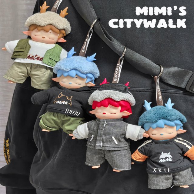Official authentic Heyone MIMI CITYWALK series vinyl cute blind box ...