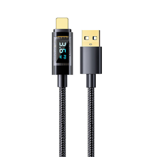 Transparent digital display data cable suitable for Apple PD Android ...