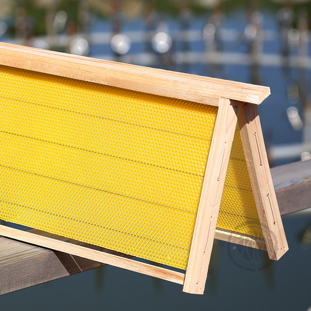 Finished nest frame with framed nest base frame fir wood bee hive ...