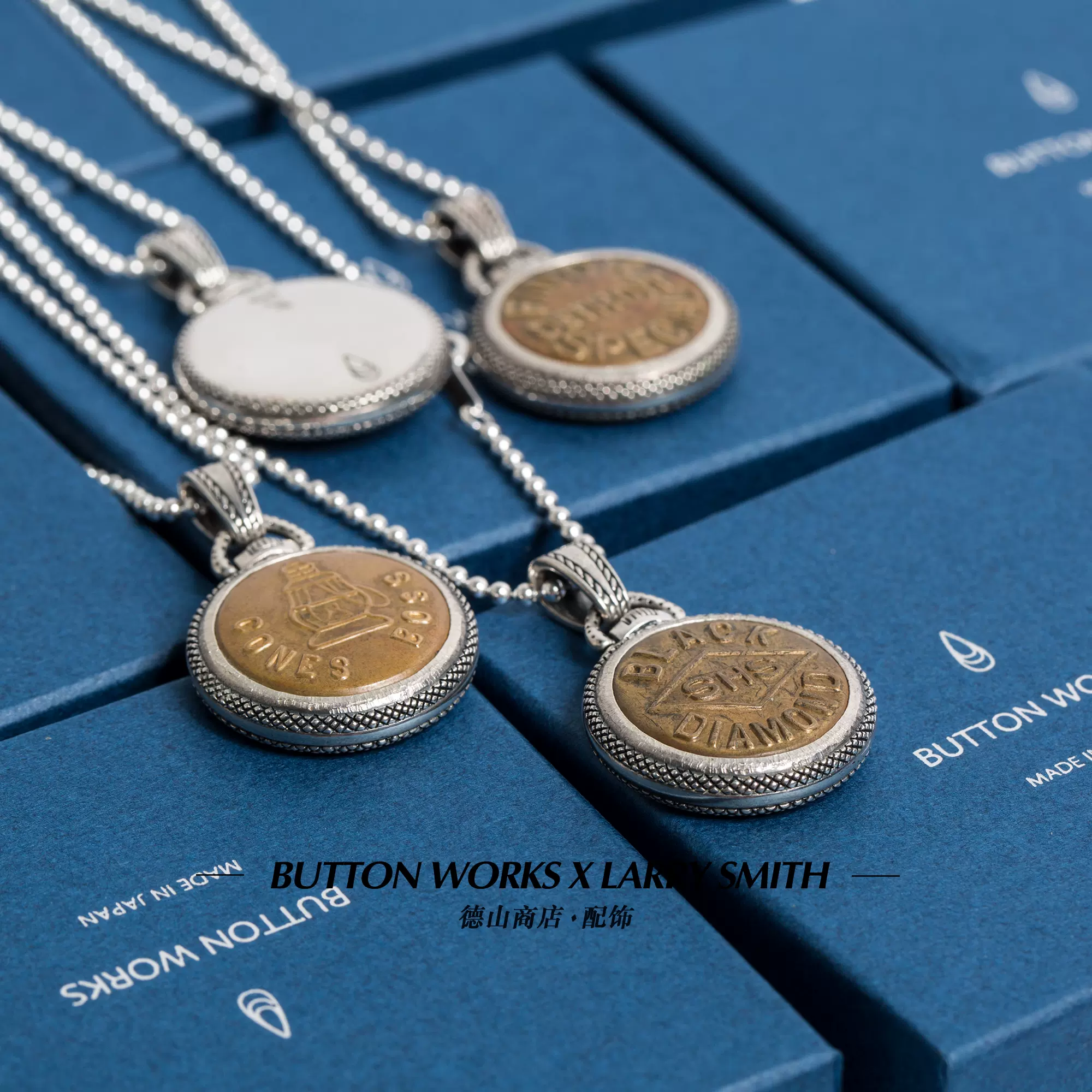 42％割引オレンジ系驚きの値段 BUTTON WORKS x LARRY SMITH ネックレス アクセサリーオレンジ系-OTA.ON.ARENA.NE.JP