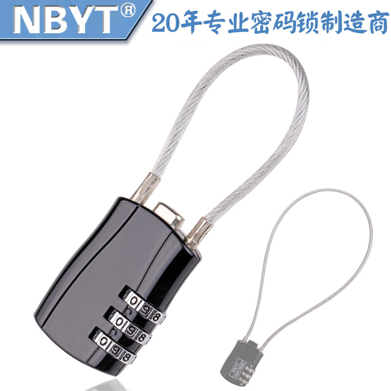Nbyt Password Padlock - Long Beam Gym, Travel & Wardrobe Lock