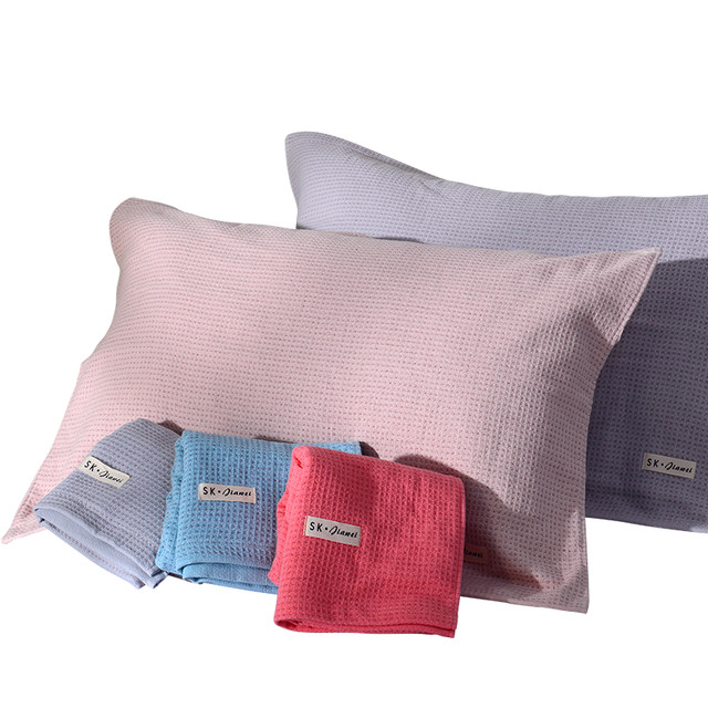 100% pure cotton pillow towel, high-end European style ins single ...