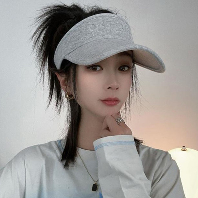 Empty top hat for women 2025 new outdoor running versatile sun ...