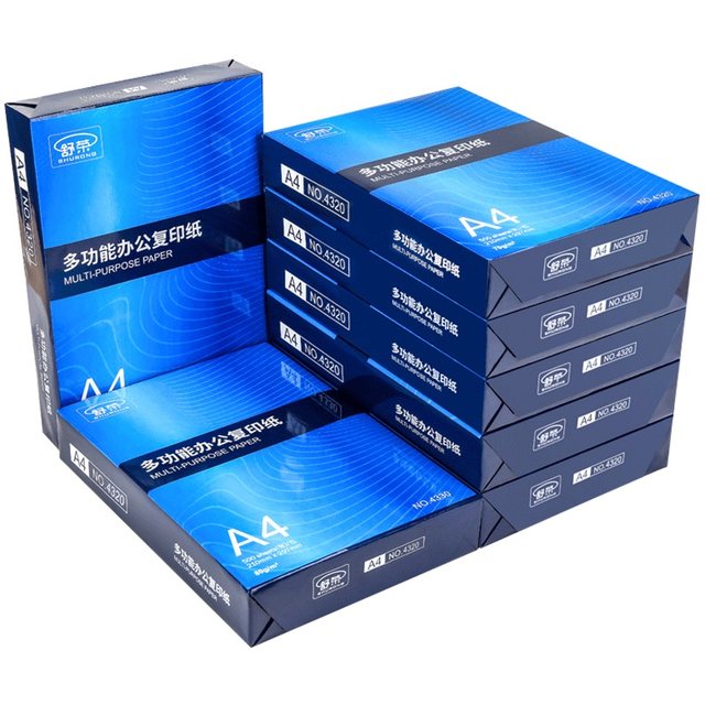 Shurong a4 printing paper copy paper white paper 70g whole box 5 ...