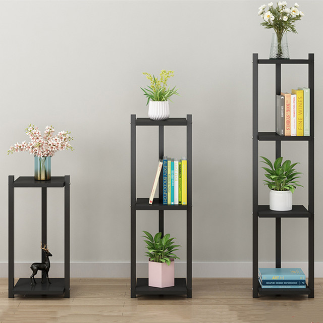 Simple multi-layer wrought iron flower rack indoor living room green ...