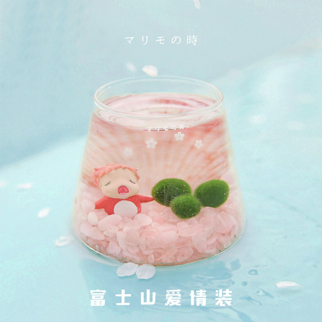 Japanese genuine Marimo seaweed ball algae, Mount Fuji Mountain Love ...