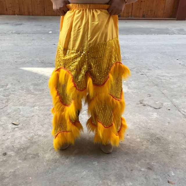 Sequin cloth, adult style wool lion pants, lion awakening pants, Foshan ...