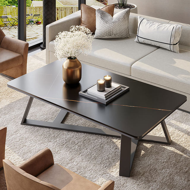 Rock board thickened coffee table House for rectangular coffee table ...