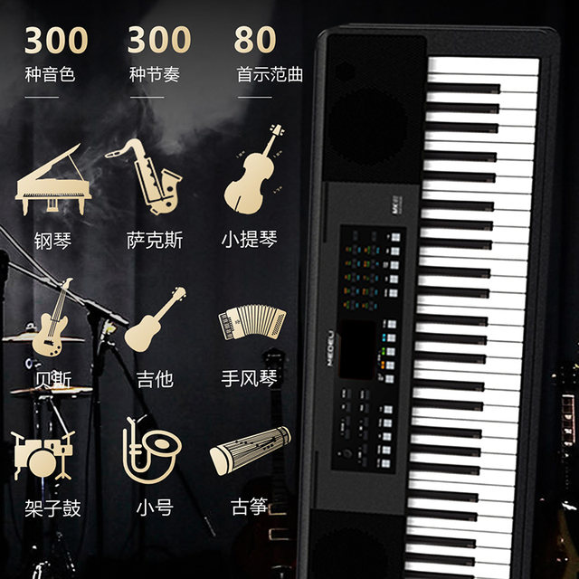 Alko electronic keyboard for beginners 61-key portable entry-level ...