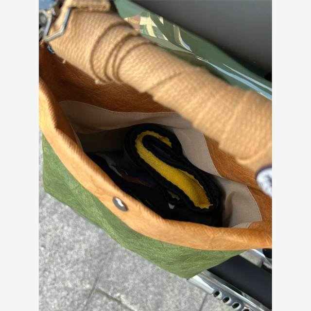 Motorcycle side bag side bag battery car retro hanging bag knight bag ...