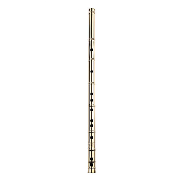 Brass flute pure copper thickened gfedcb tune bamboo flute professional ...