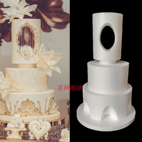 Realistická maketa dortu z pěny - Fondant a sada pro prezentaci dezertů